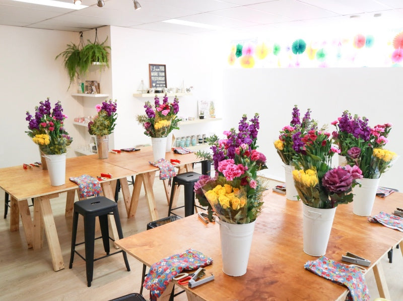 Fun Flower Workshop Sydney Alexandria Flower Lane Co